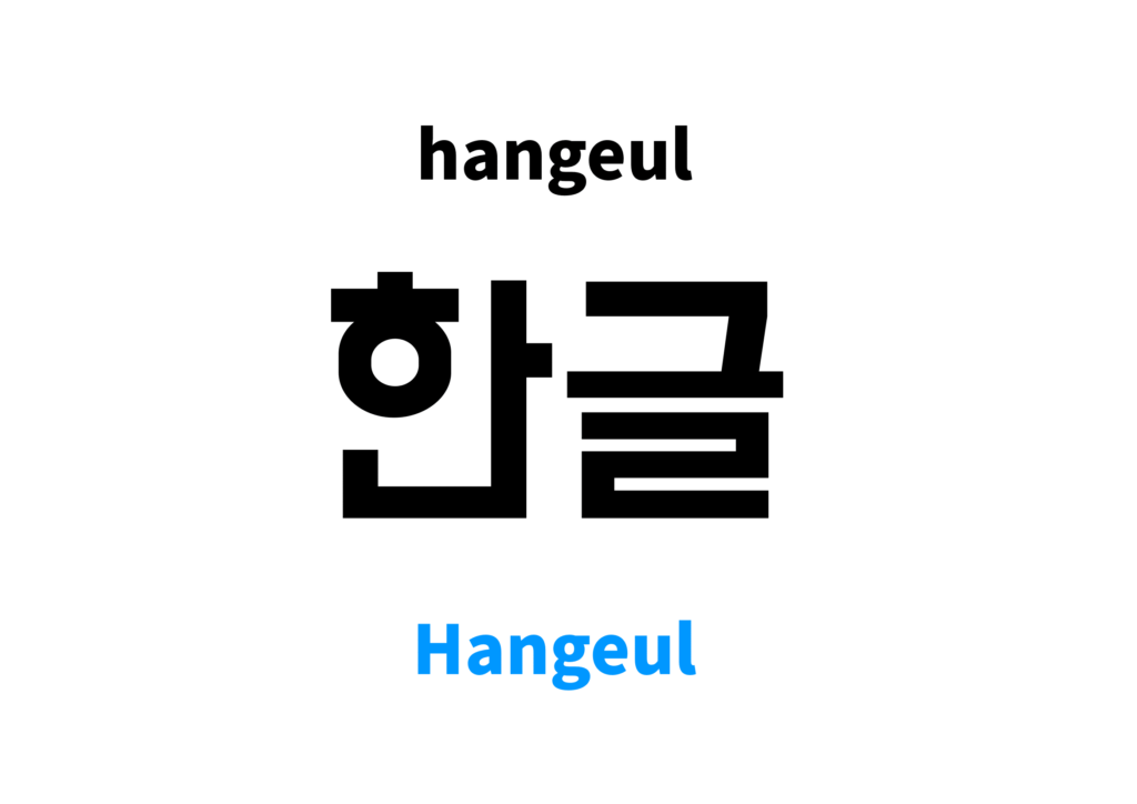 Hangeul in Korean: 한글's meaning and pronunciation